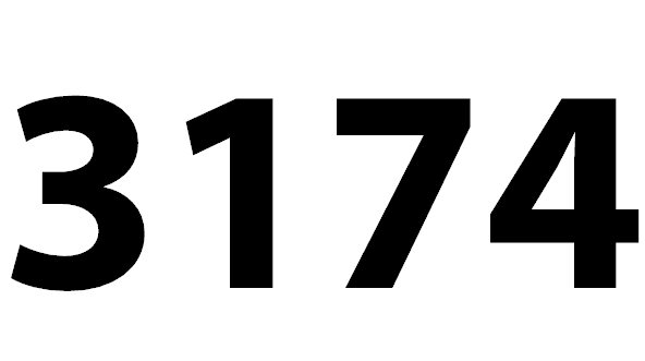 Zahl 3174