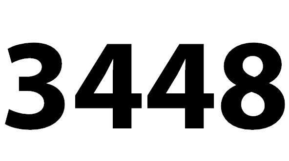 Zahl 3448