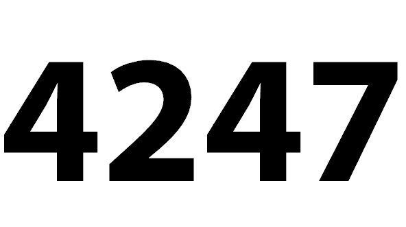 Zahl 4247