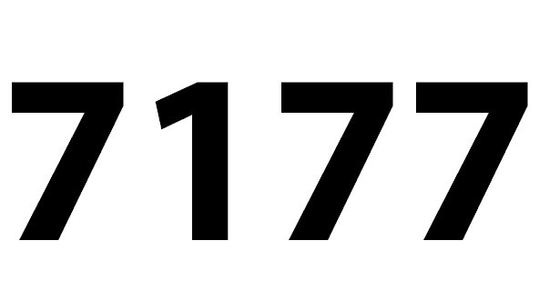 Zahl 7177