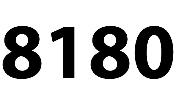 Zahl 8180