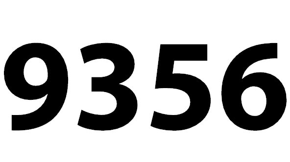 Zahl 9356